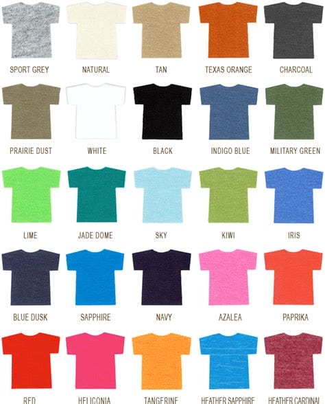 Are Comfort Colors T-Shirts True To Size? – SizeChartly