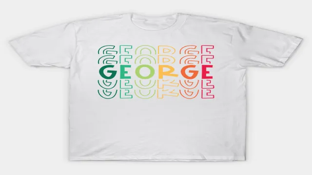 George T-Shirt Size Chart – SizeChartly